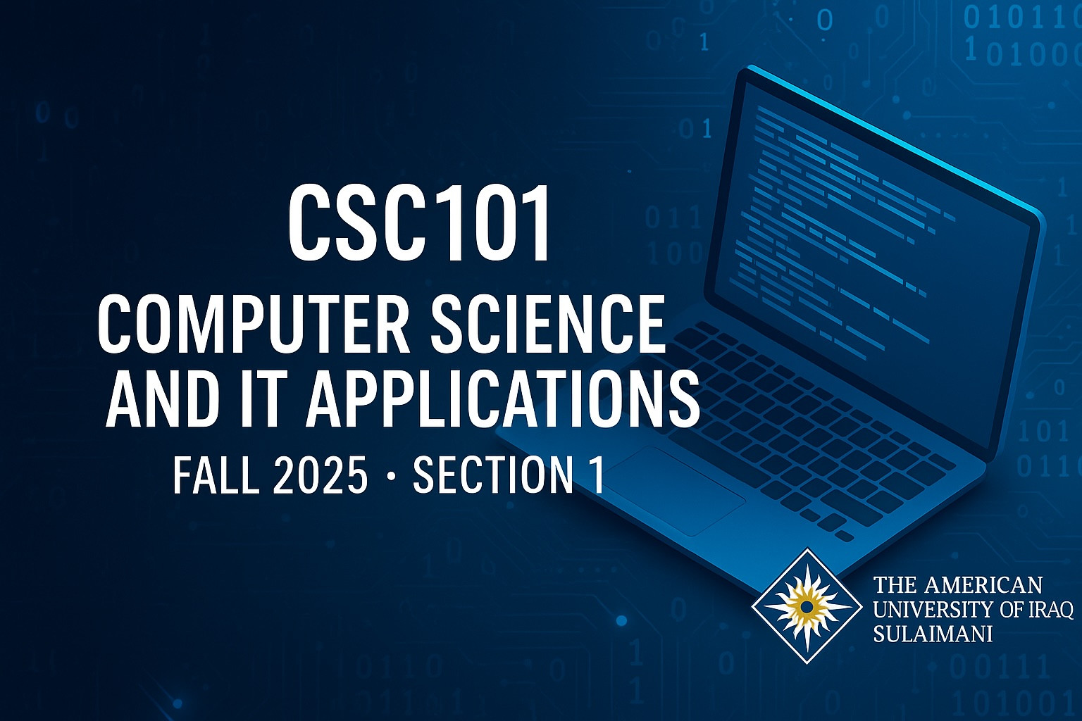 CSC101-Fall25-01 | Moodle